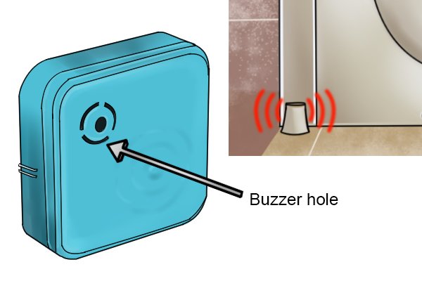 What are the parts of a water leak alarm? - Wonkee Donkee Tools