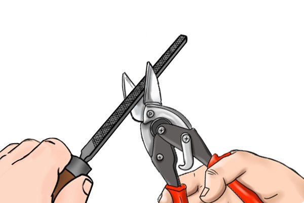 How to sharpen diagonal cutting pliers blades