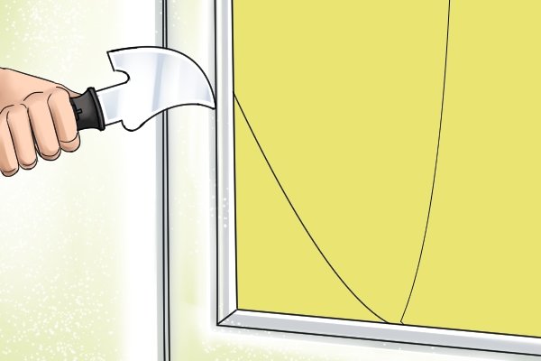 How to remove UPVC window beading with a lead knife? - WD Tools