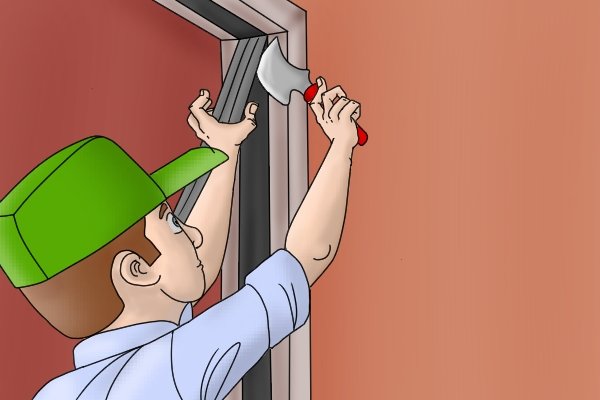 How to remove UPVC window beading with a lead knife? - WD Tools