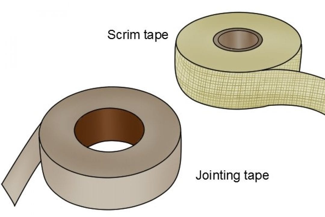 What are the different types of plasterboard joint tape? - WD Tools