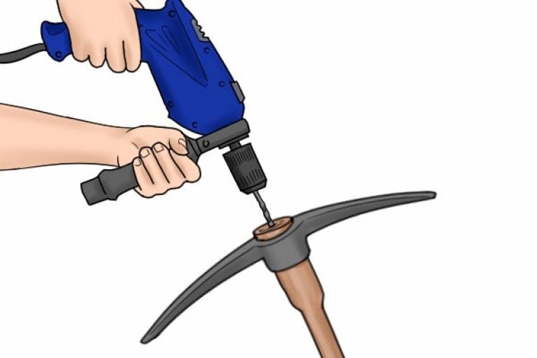 How to replace a wooden pick axe handle? - Wonkee Donkee Tools