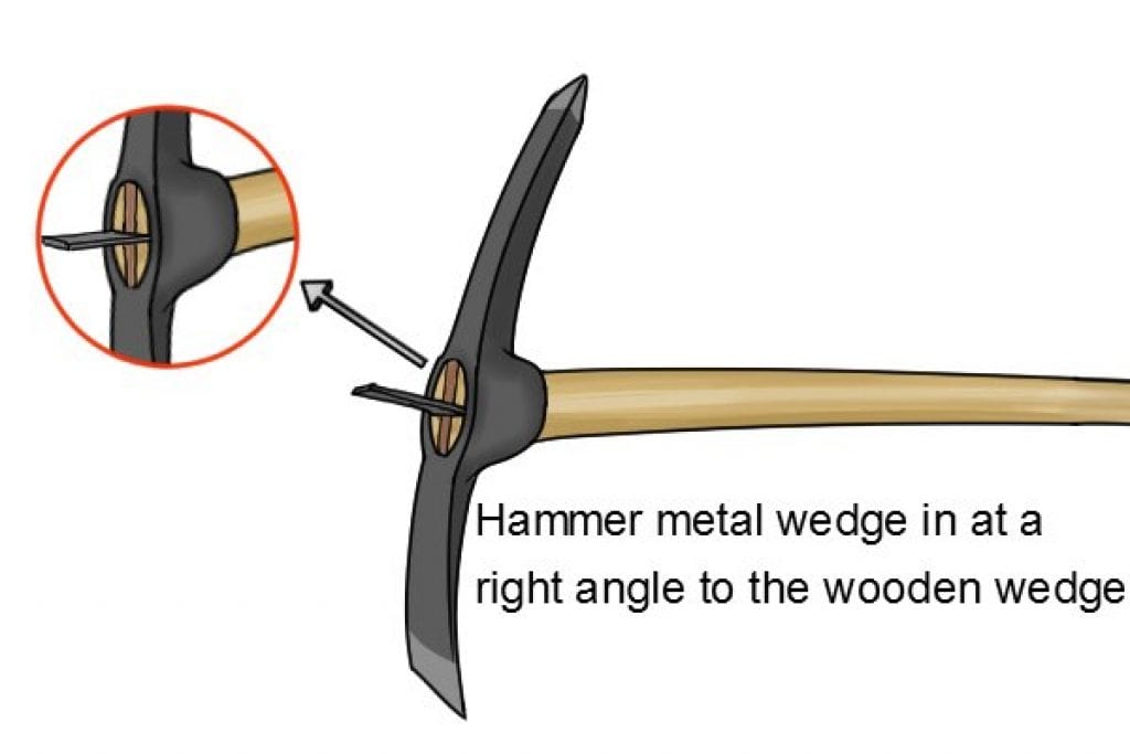 How to replace a wooden pick axe handle? - Wonkee Donkee Tools