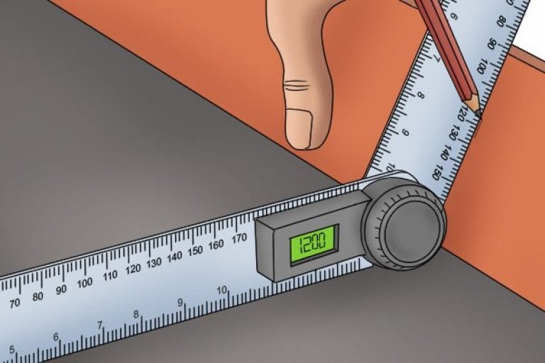 How to measure angles with a digital angle rule? - Wonkee Donkee Tools